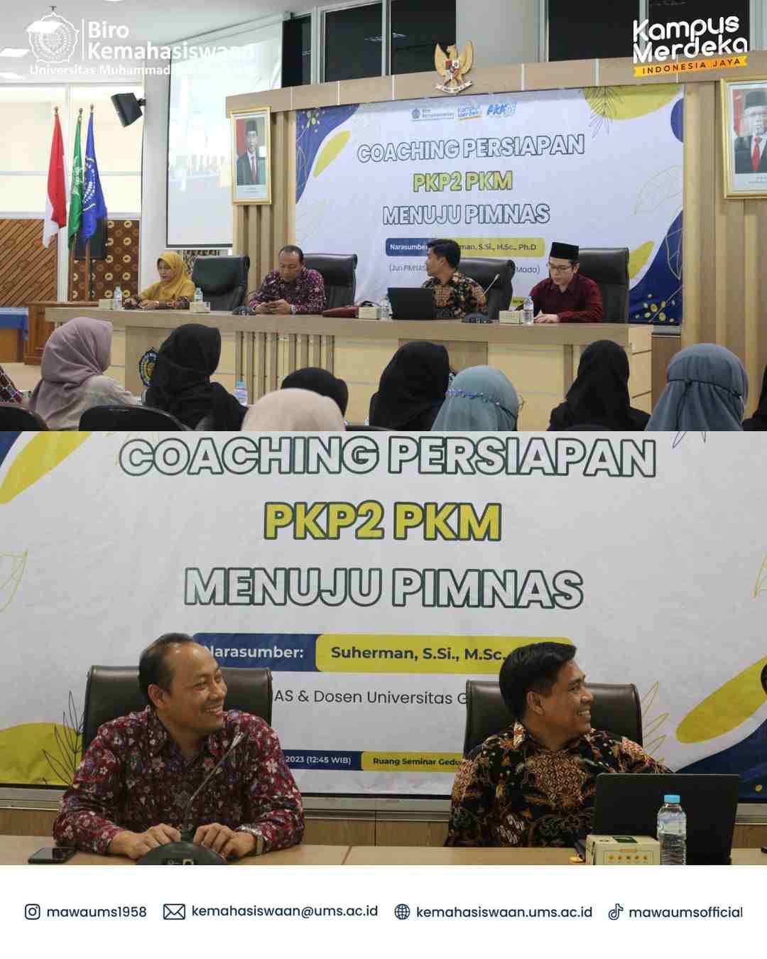 Coaching PKP2 PKM menuju PIMNAS – DKPTI